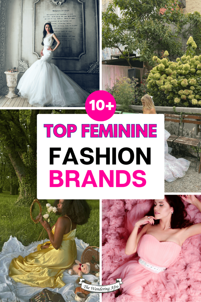 Girly, Feminine, and Romantic Fashion Brands - The Wandering Afro ...